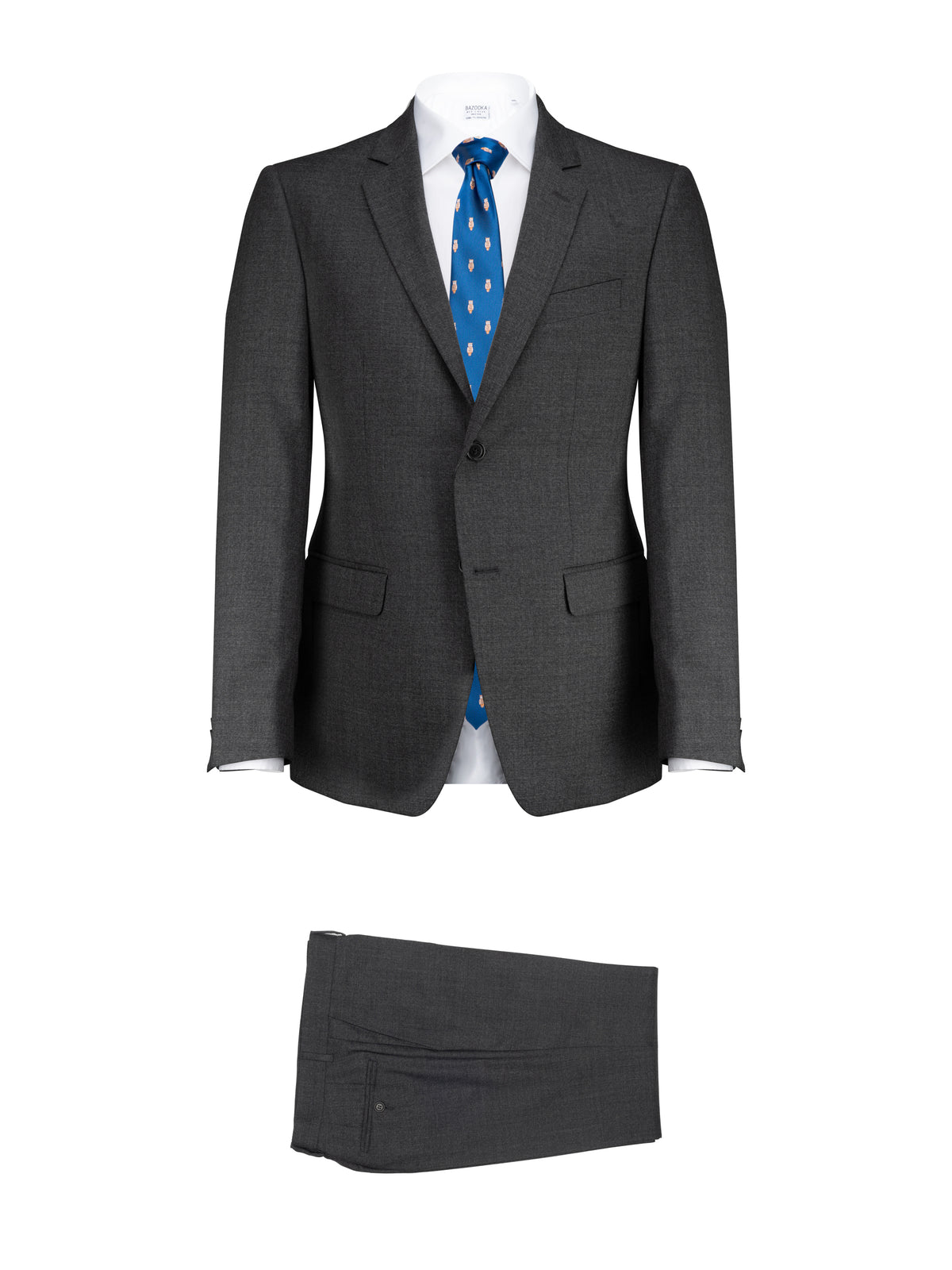 Grey Milano Cool Wool Suit by Marzotto | BAZOOKA
