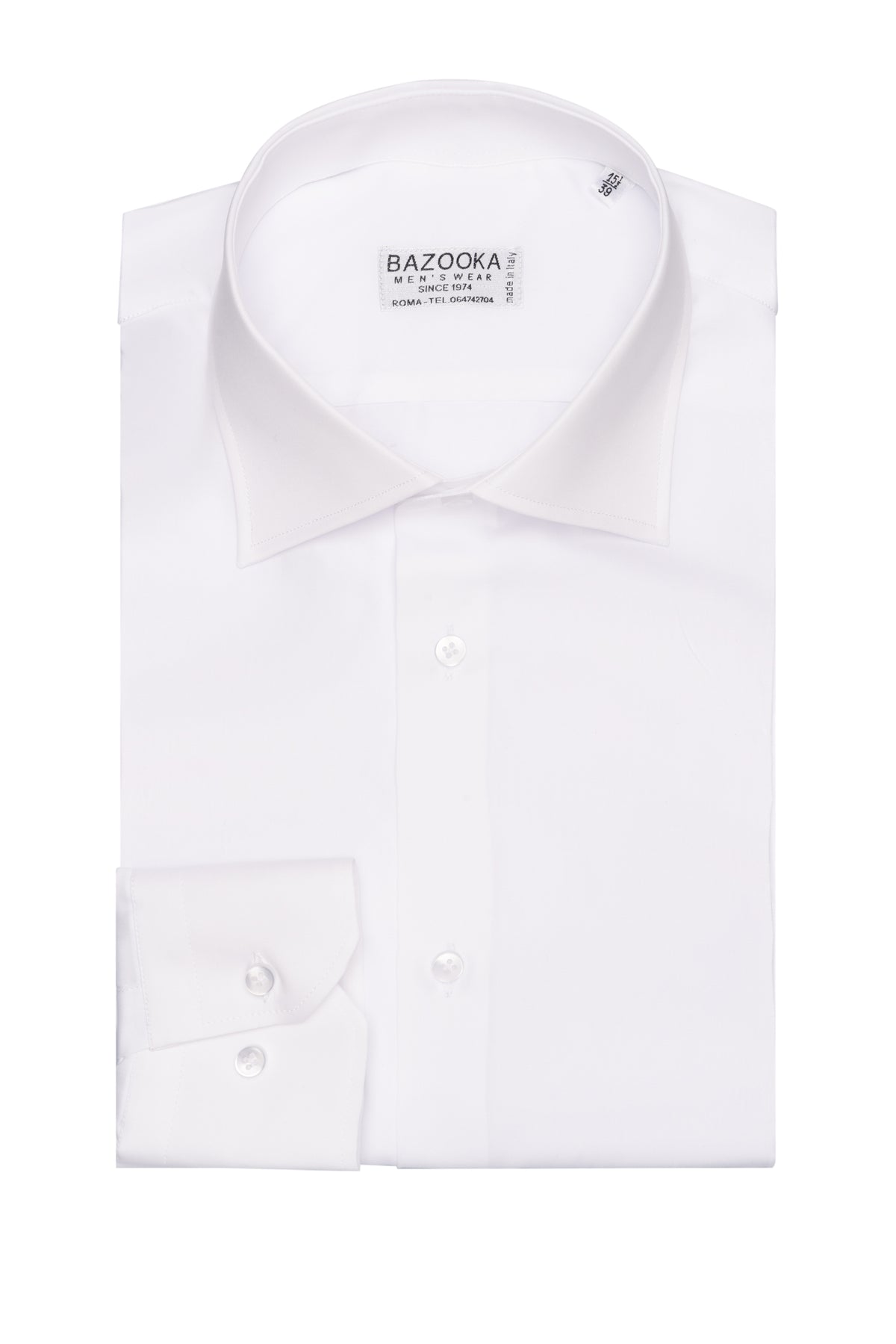 Solid White Shirt by Bazooka | BAZOOKA