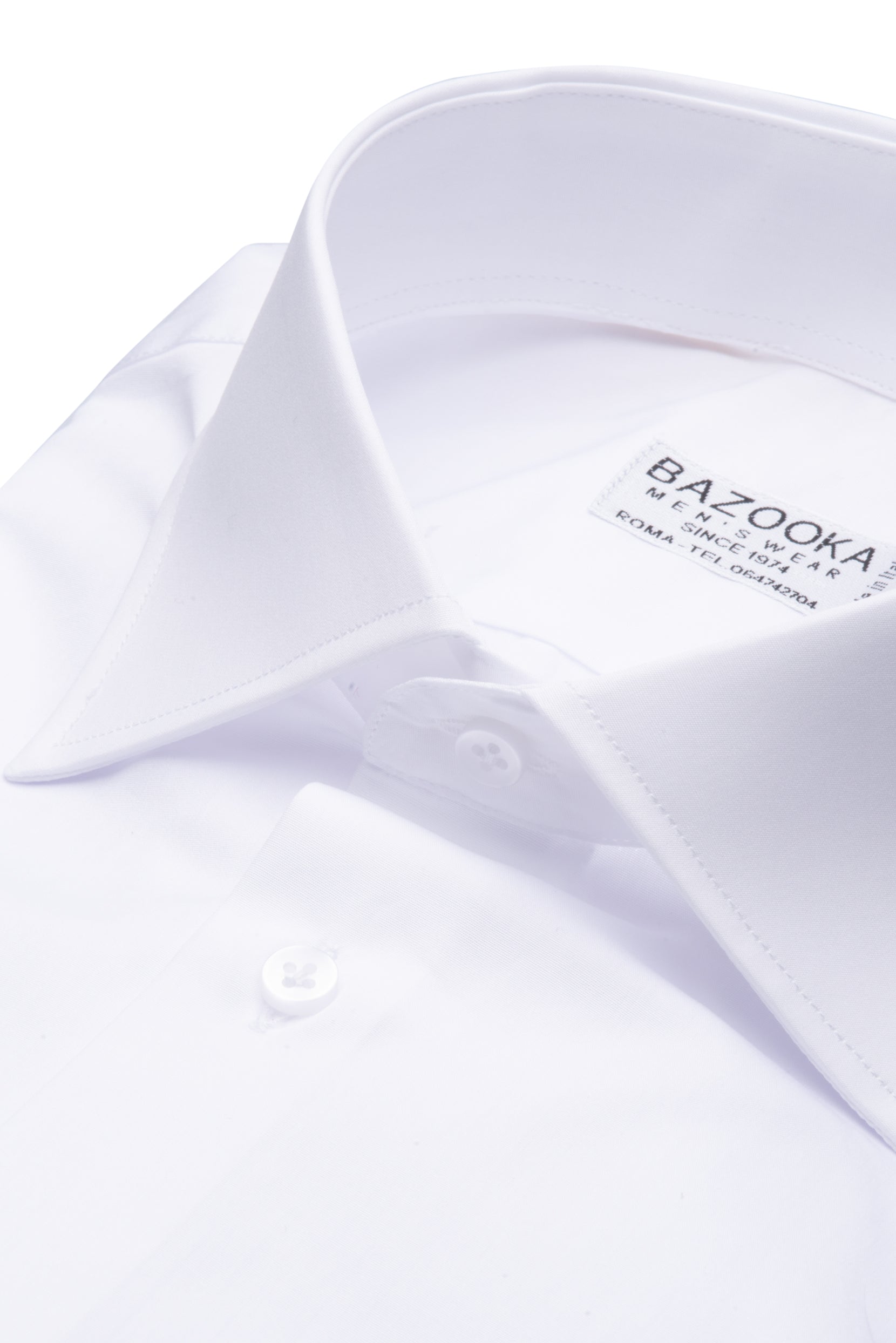 Solid White Shirt by Bazooka | BAZOOKA