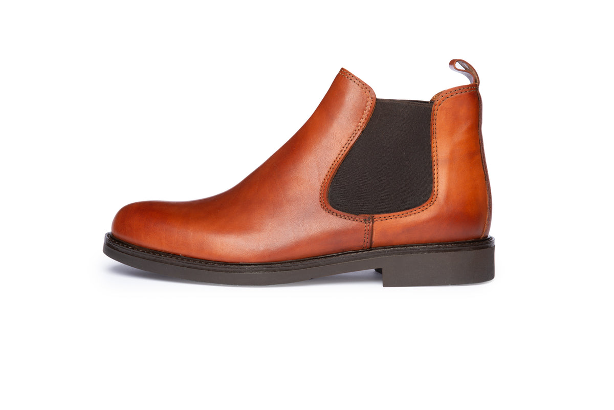 Cognac Chelsea Boot | BAZOOKA