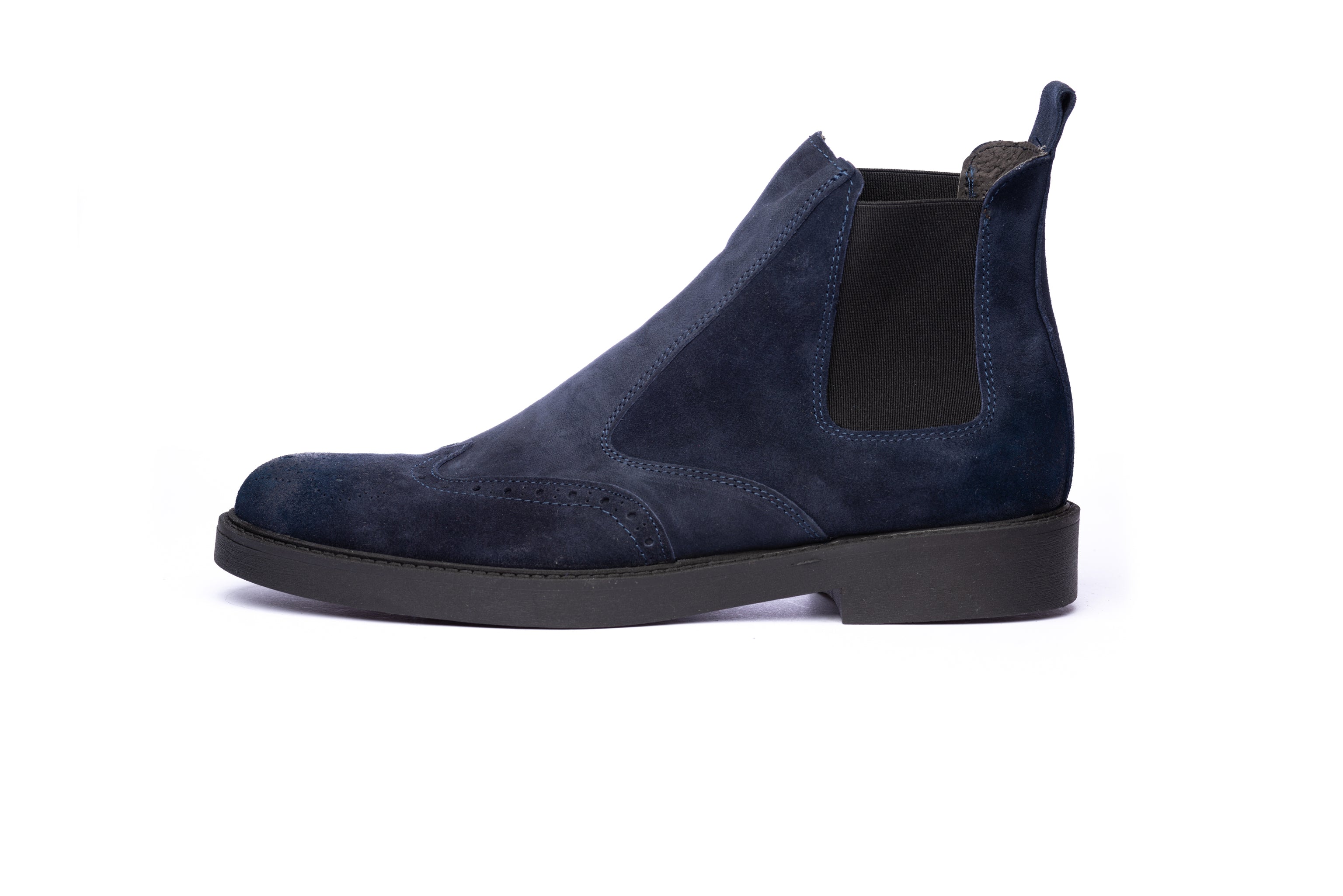 Blue Suede Chelsea Boot | BAZOOKA